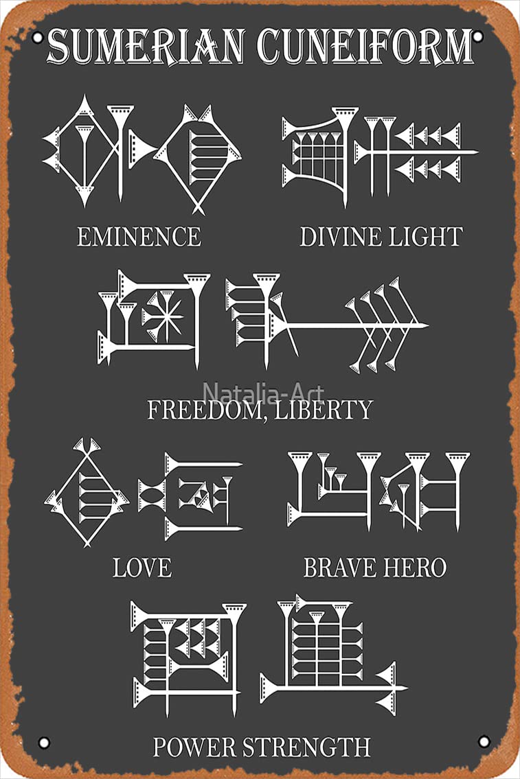 Mesopotamian Cuneiform Alphabet A Z