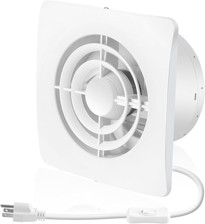Amazon.com: Fanspex 6-in Window Exhaust Fan for Bathroom, 17W Wall ...