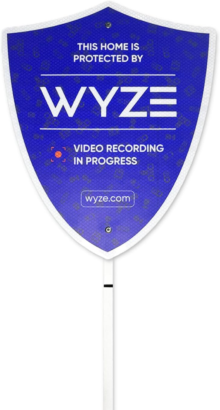 Amazon.com: Reflective Security Sign for Yard and Waterproof Security ...