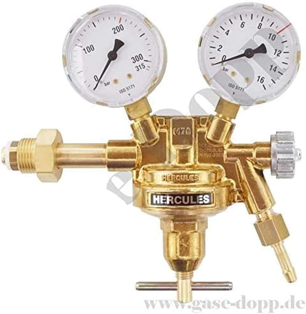 Druckluft Druckminderer 200 Bar / 0-10 bar - HERCULES von Gase Dopp ...
