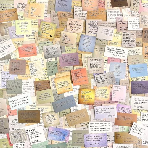 Amazon.com: Yoksas 60Pcs Retro Motivational Quotes Stickers, Vintage ...