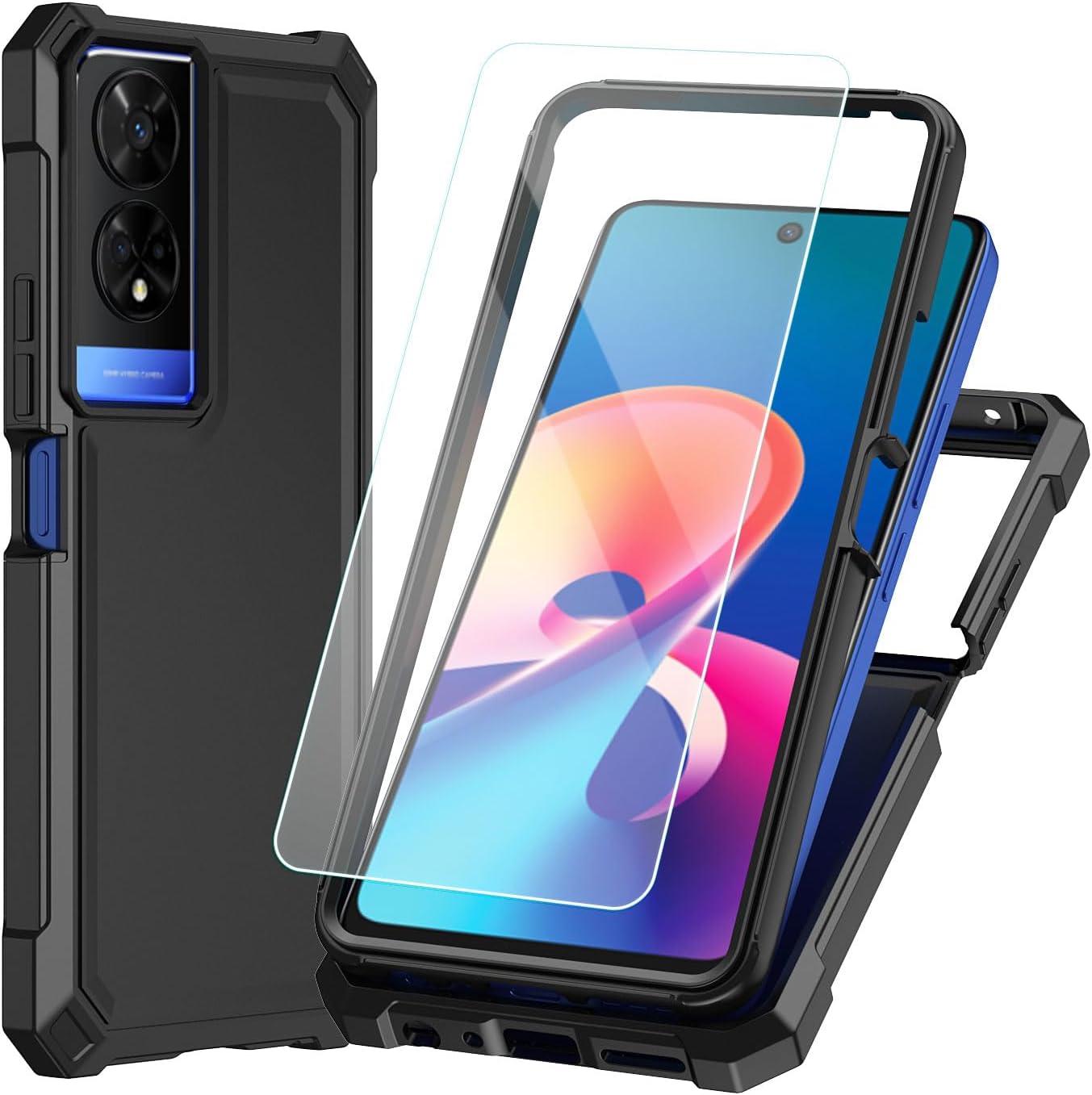 Amazon.com: TUNKARMOR Case for TCL 50 XE 5G / TCL 50 XE Nxtpaper 5G ...