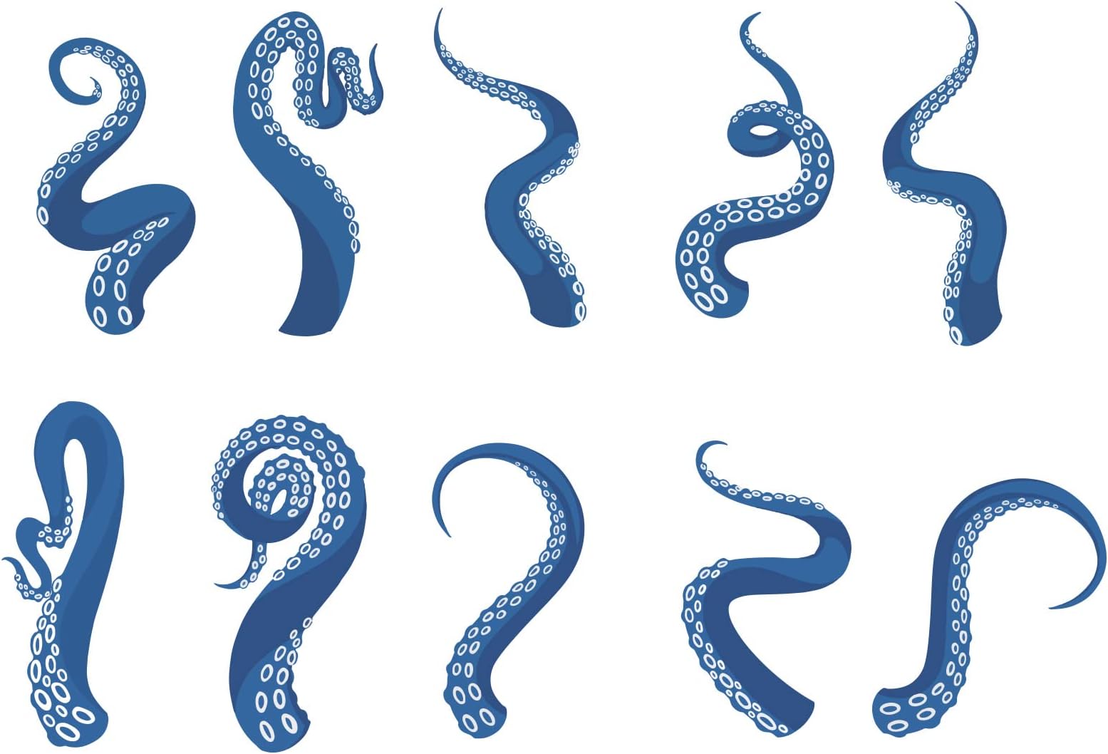 Amazon.com: Wallums – Octopus Tentacles Printed Wall Decals for ...