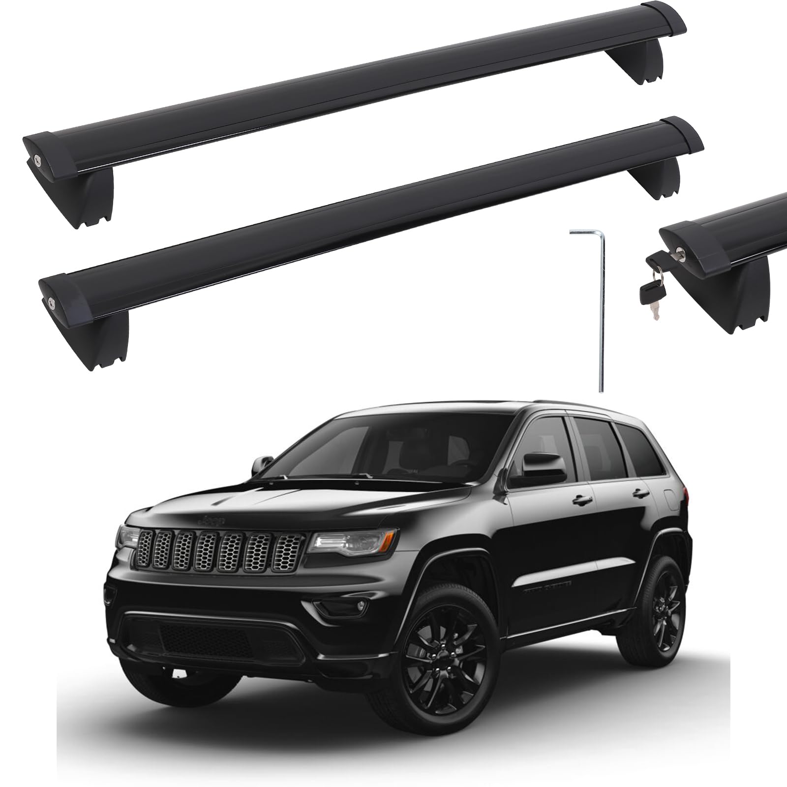 Amazon.com: MERXENG Roof Rack Cross Bar Fit for 2011-2021 Jeep Cherokee ...