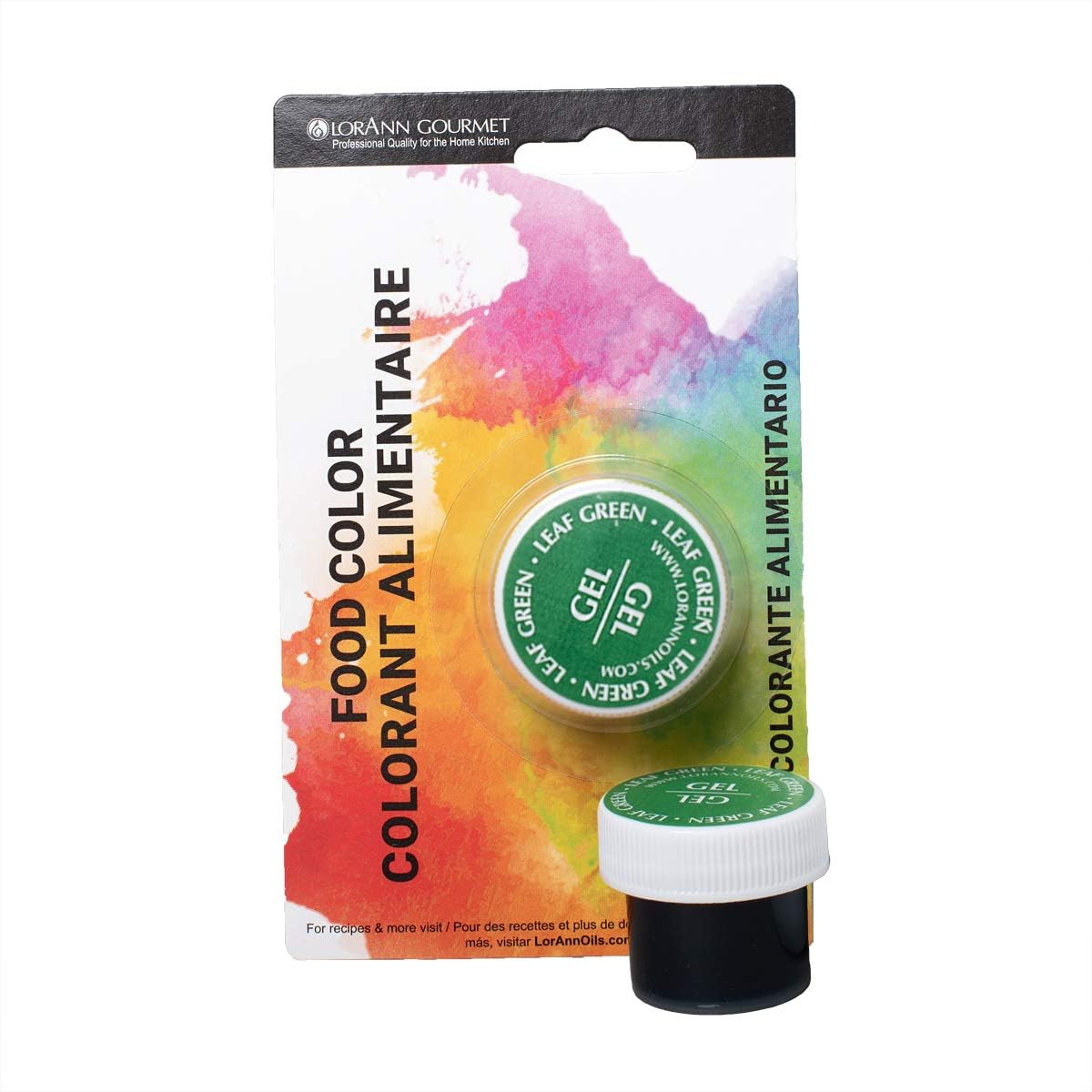 Amazon.com: LorAnn Leaf Green Gel Food Color 1/2 ounce - Blistered ...