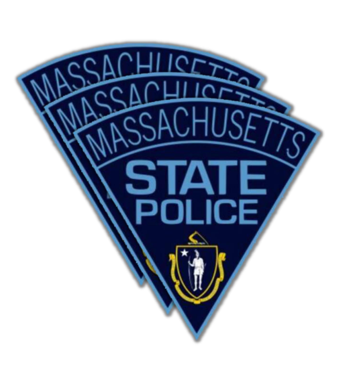 Amazon.com - 3" Non-Reflective Massachusetts State Police Logo Sticker ...