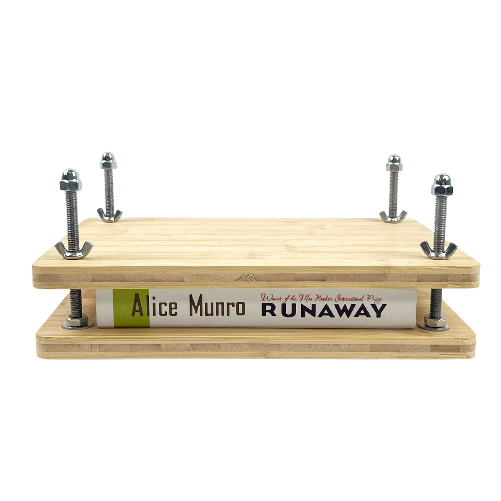 Snapklik.com : Portable Wooden And Bamboo Book Press, Bookbinding Press ...