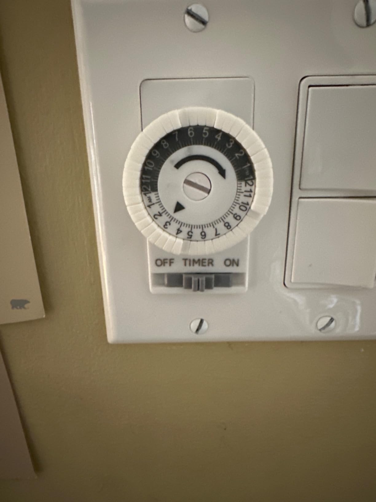 NSi 701B 24 Hour Mechanical in-Wall Time Switch, 20 Amps, White ...