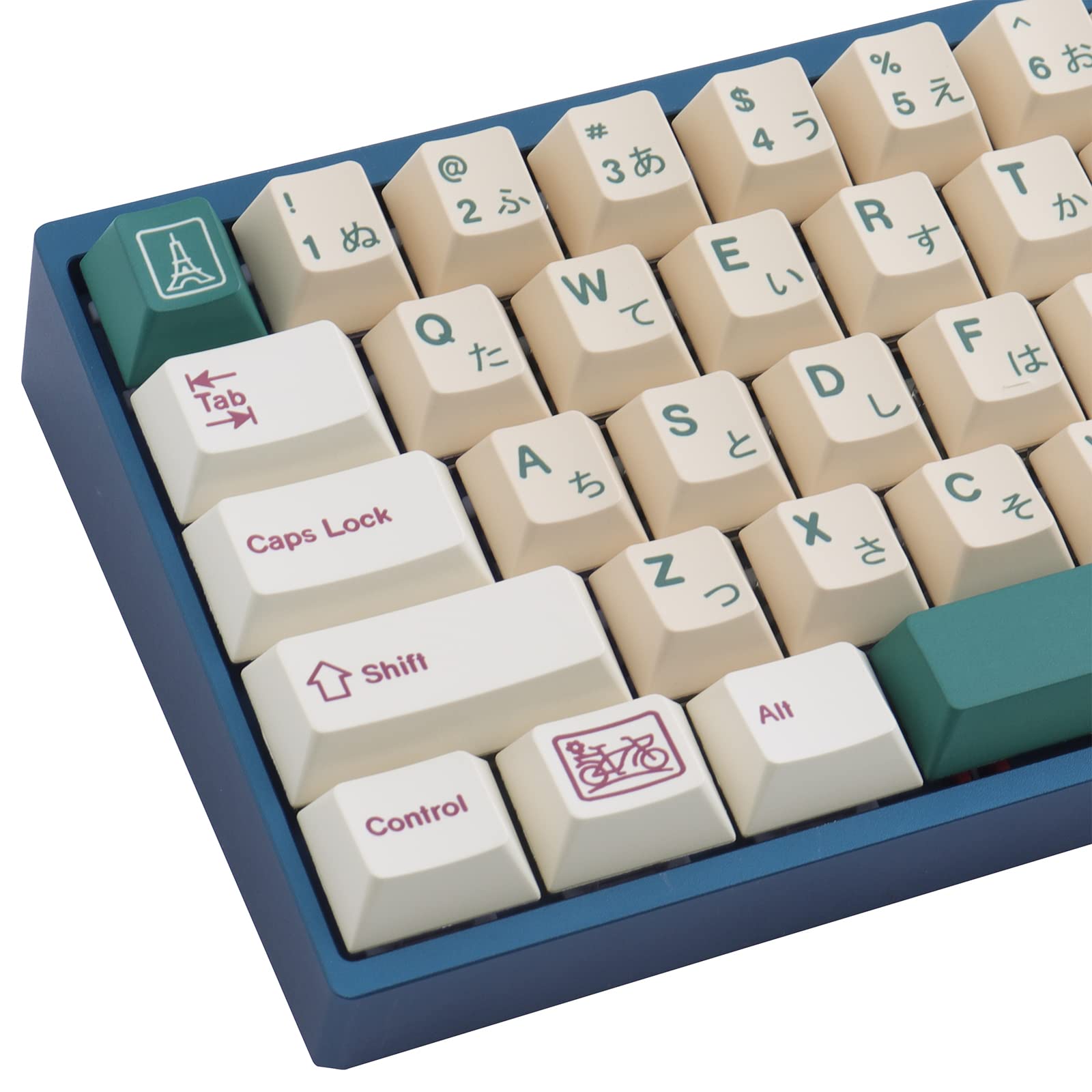 Buy PBT Keycaps, 143 Keys Flower Shop Keycaps Dye-Sublimation PBT ...
