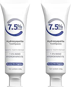 Amazon.com: 7.5% Hydroxyapatite Toothpaste, Enamel Protection and Tooth ...