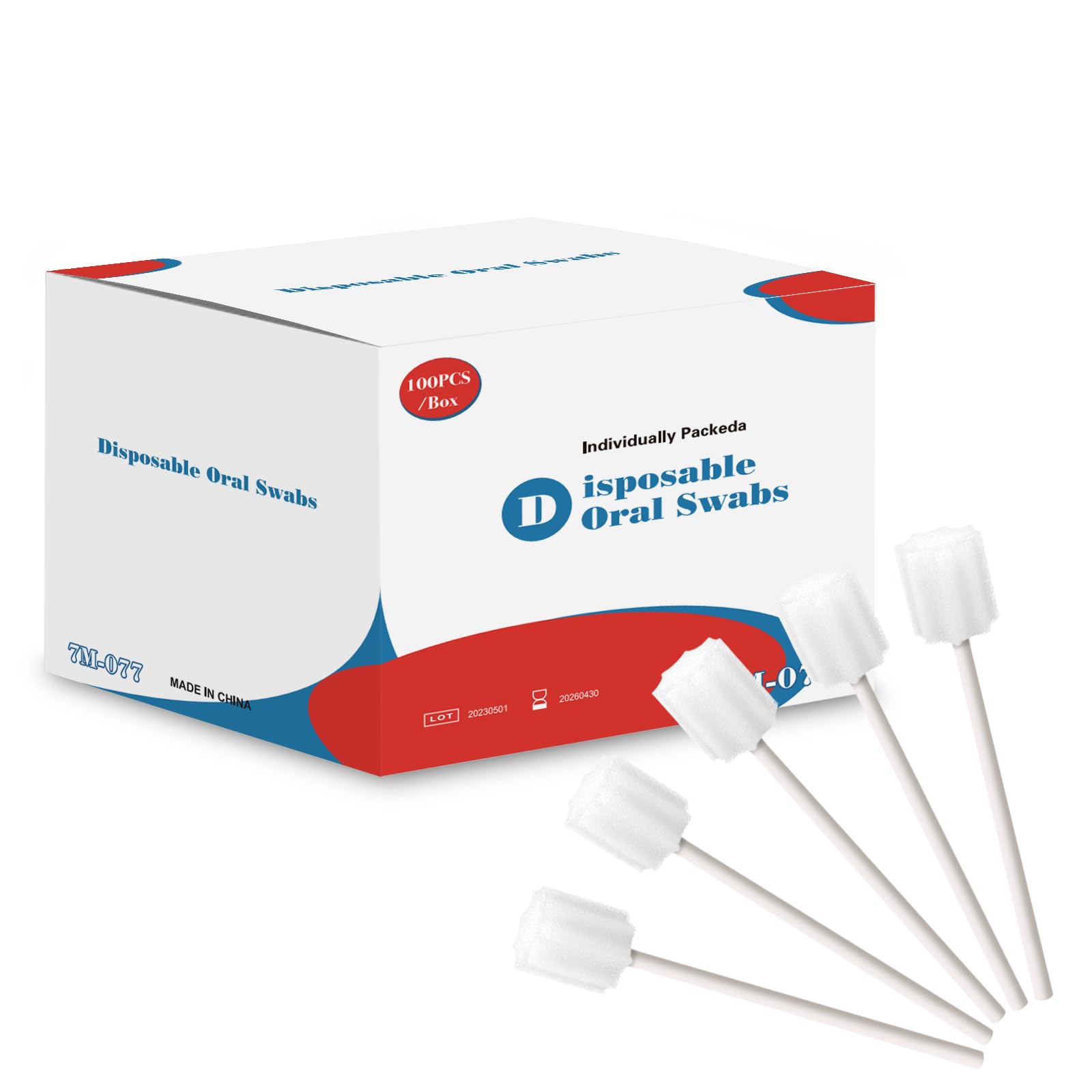 Amazon.com : Disposable Mouth Swabs Sponge - Unflavored & Sterile Oral ...