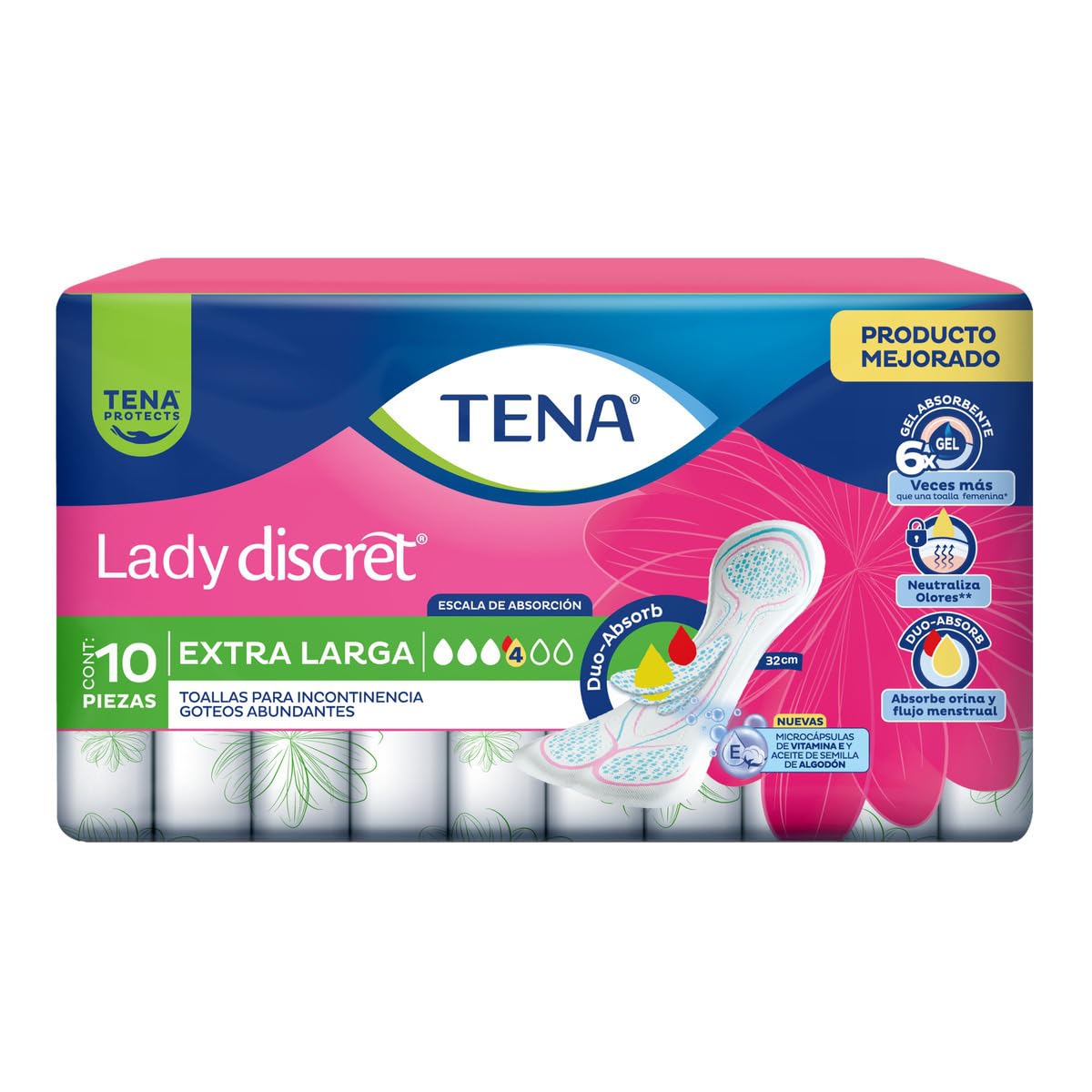 Productos Tena Para Mujeres TENA MUJER MINI ALAS X 10UND