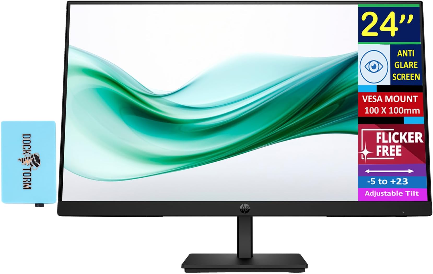 Amazon.com: HP Series 5 524sf 23.8" 16:9 Full HD 100Hz IPS LCD Monitor ...