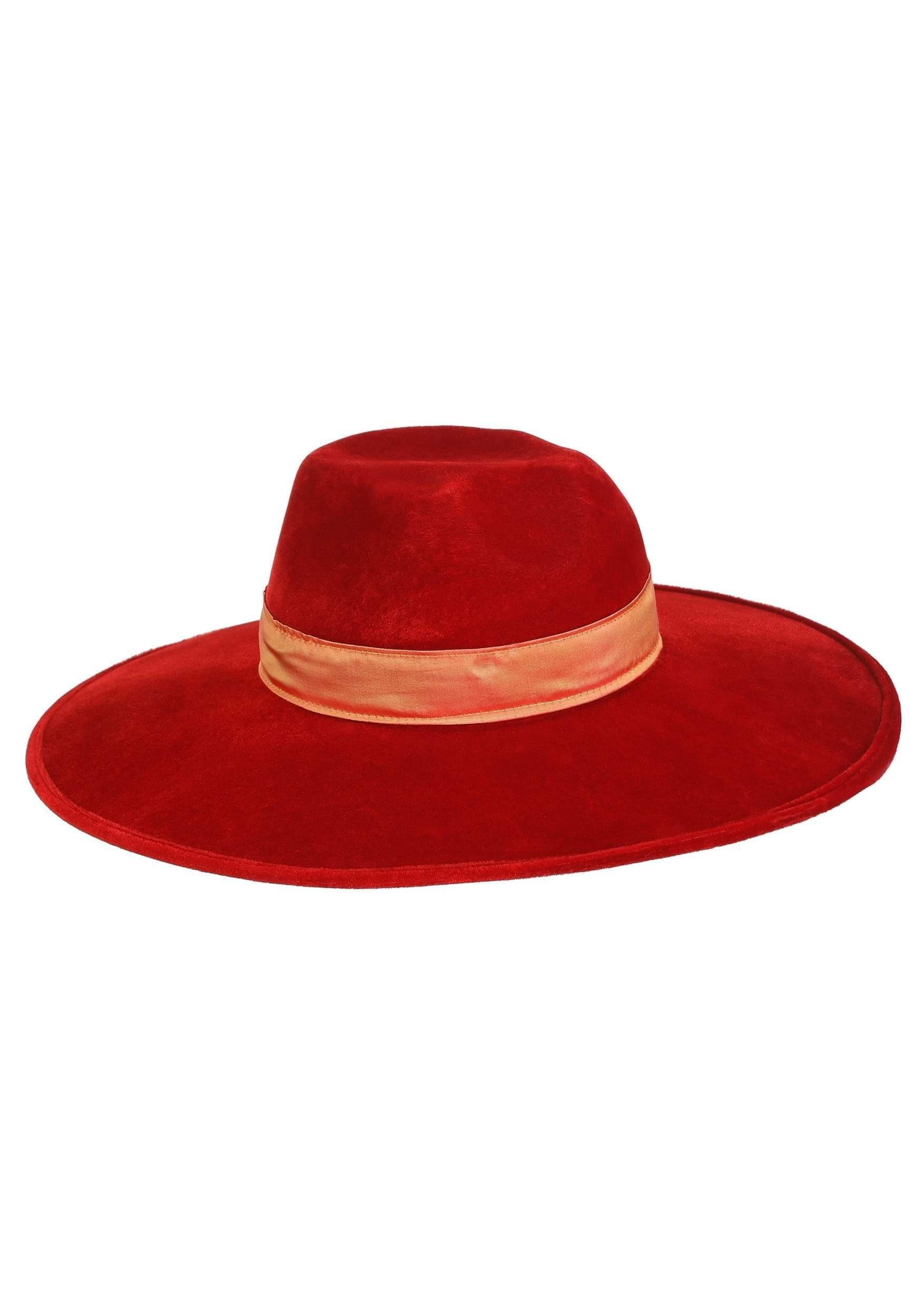 Carmen Sandiego Costume Hat - Velvet Finish with Elastic Band and Wire ...
