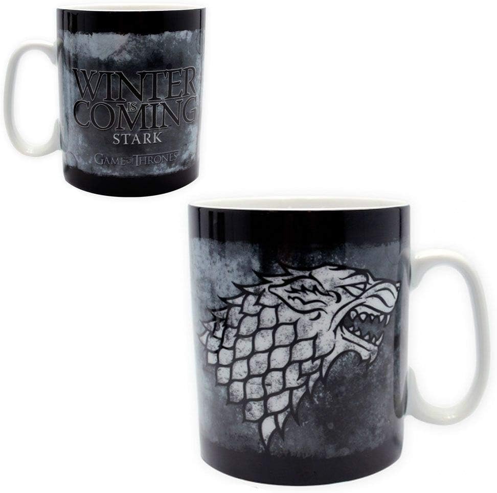 Amazon.com | ABYstyle - GAME OF THRONES - Mug - 460 ml - Stark: Coffee ...