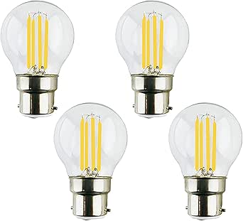 G45 B22 Edison LED Filament Globe Bulb 4W G16.5 Vintage Chandelier ...