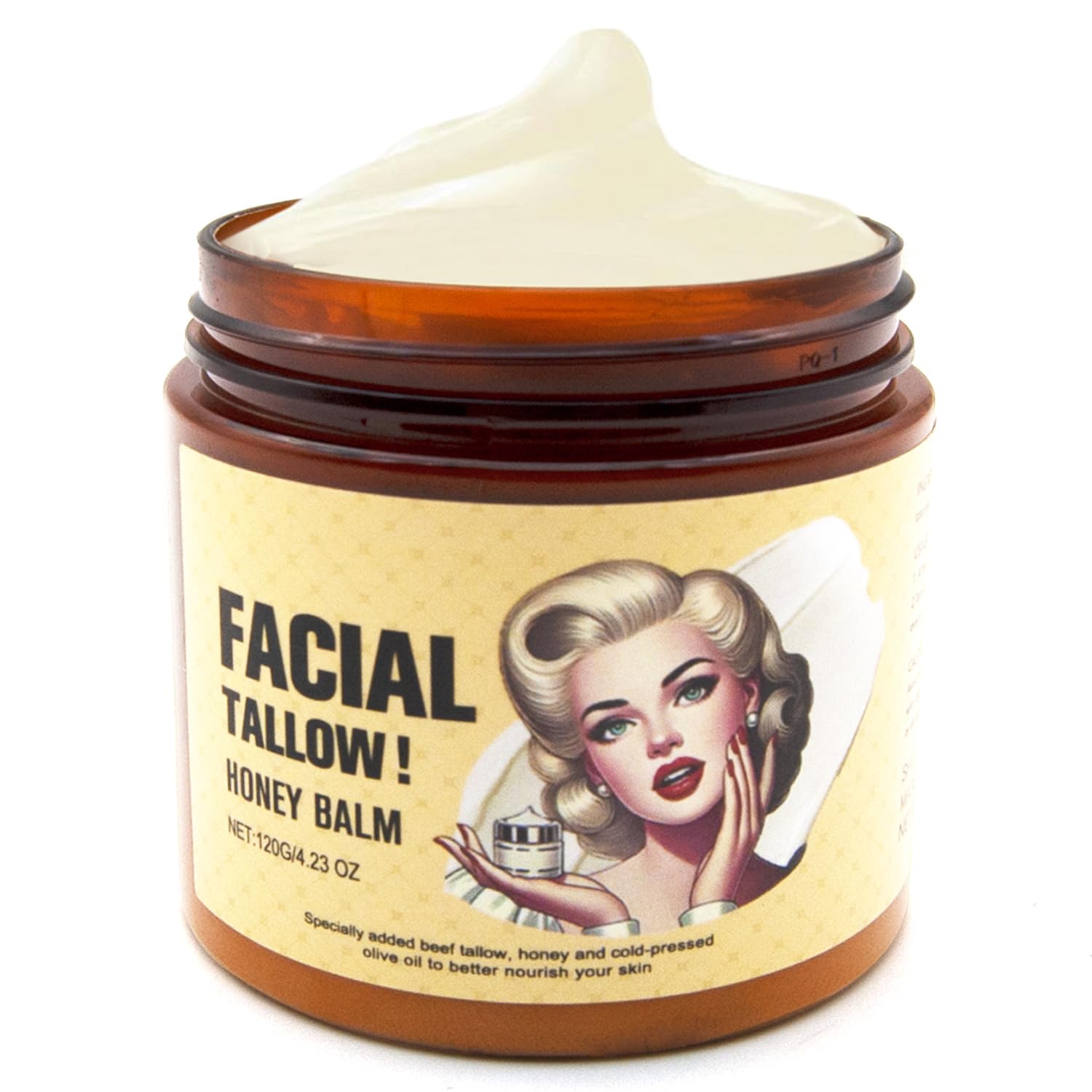 Amazon.com: Beef Tallow for Skin,Tallow and Honey Balm,Tallow Face ...