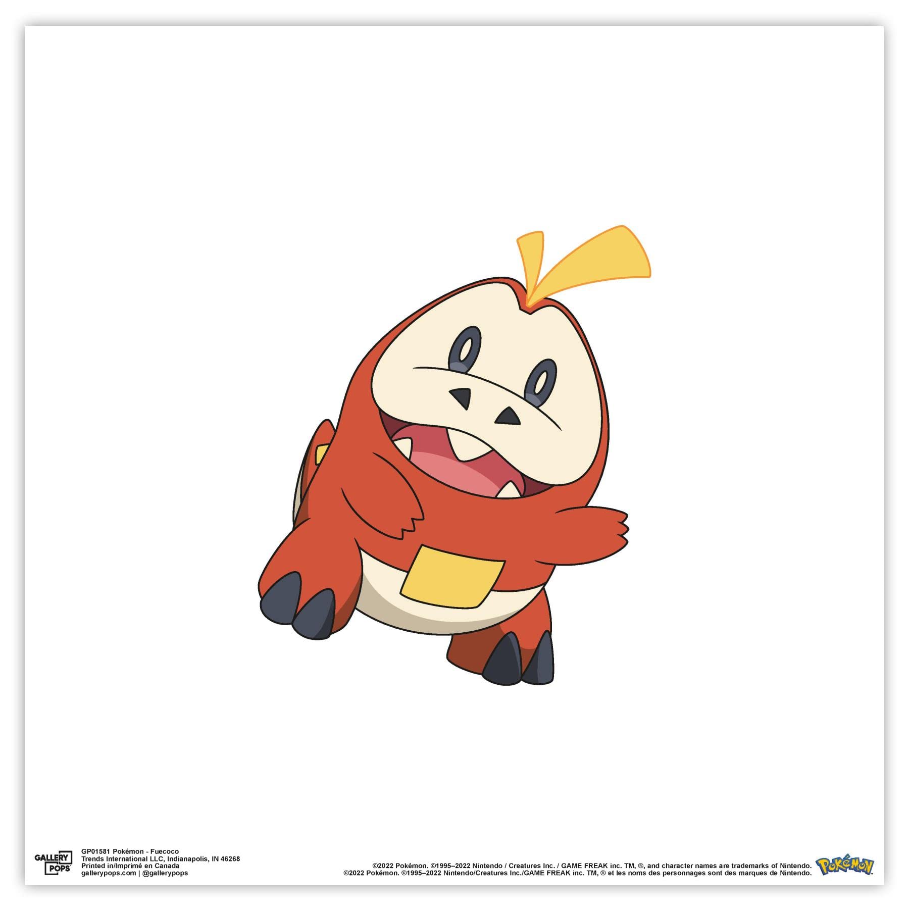Amazon.com: Trends International Gallery Pops Pokémon - Fuecoco Wall ...