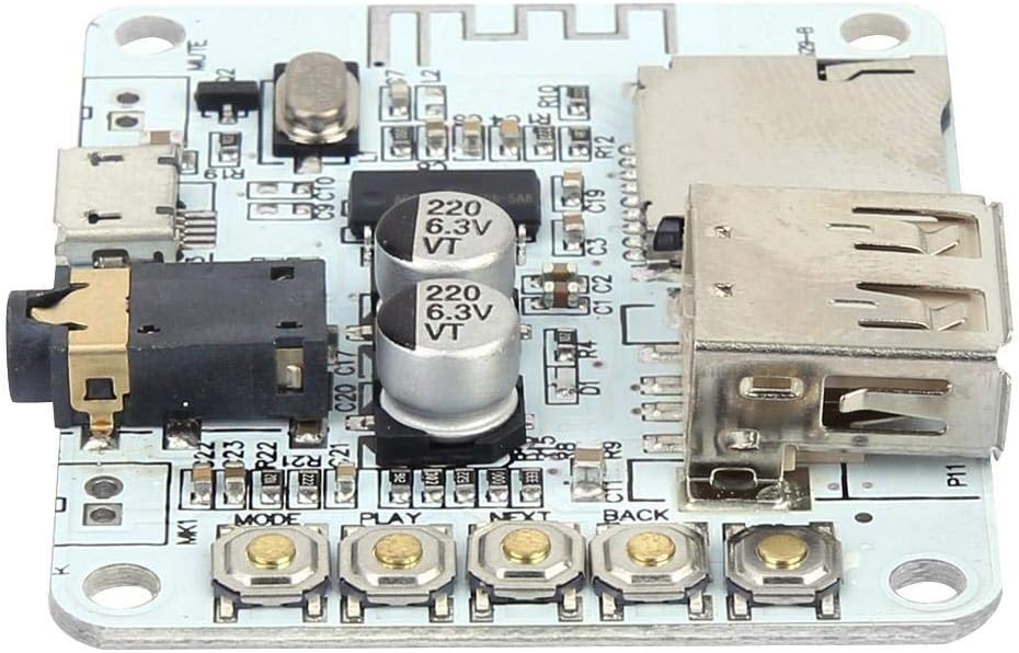 Amazon.com: DC12V Bluetooth MP3 Decoder Board Audio Module USB SD TF FM ...