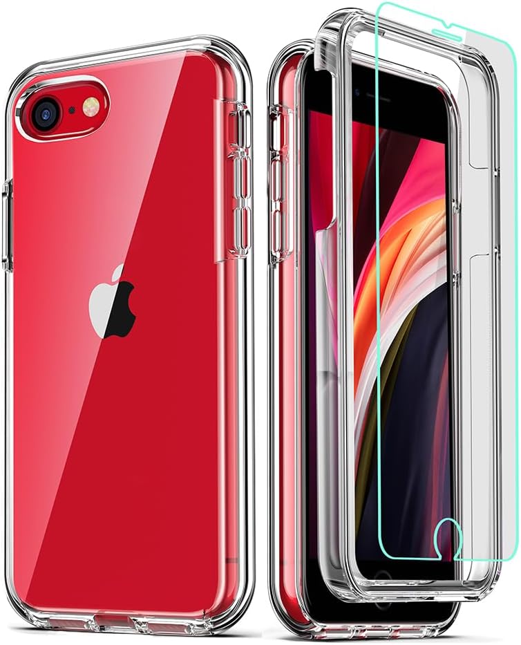 Amazon.com: MXX iPhone 8 Clear Case Hybrid Heavy Duty Protective Dual ...