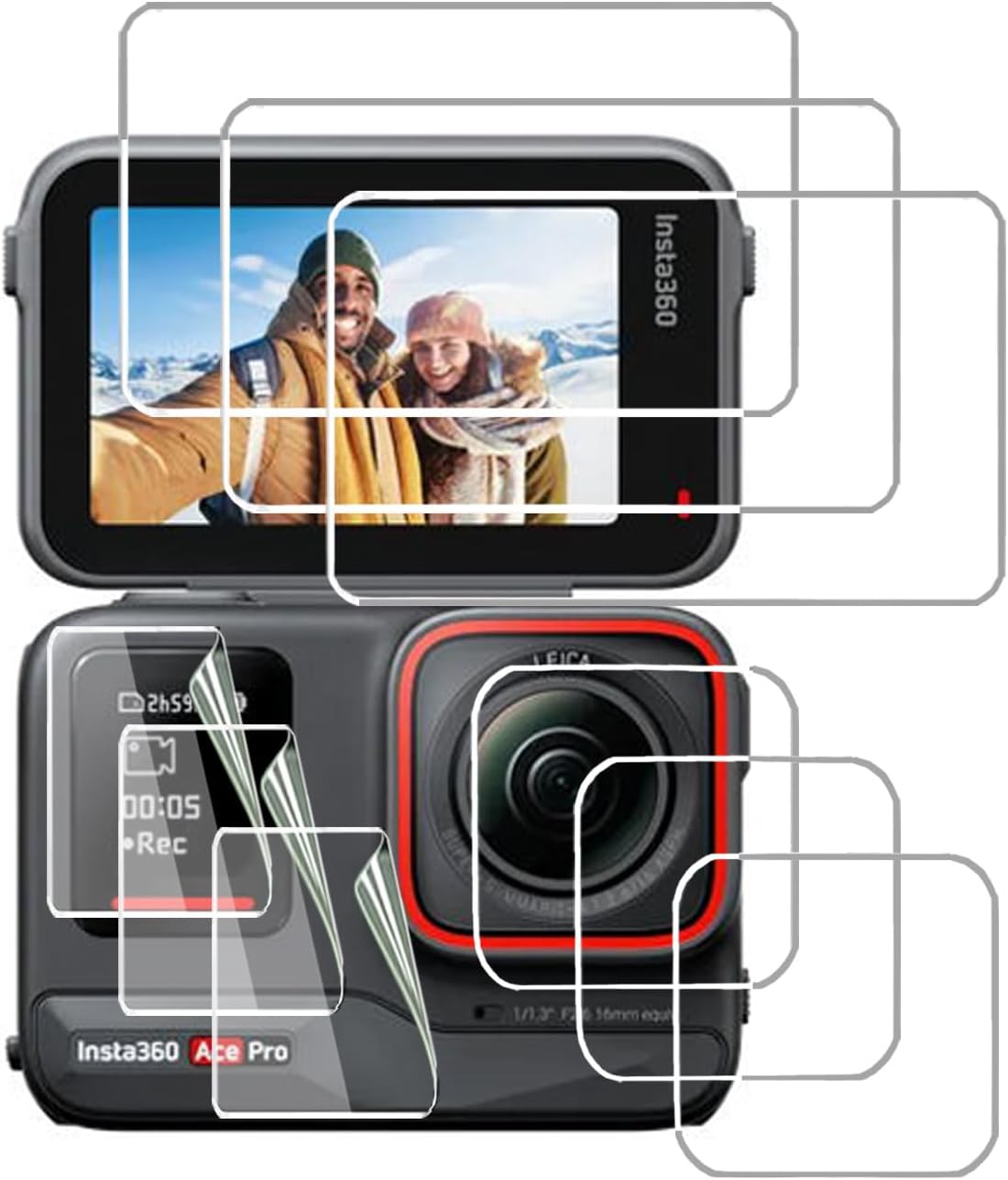 Amazon.com: ULBTER Lens Screen Protector for Insta360 Ace Pro 【Not for ...