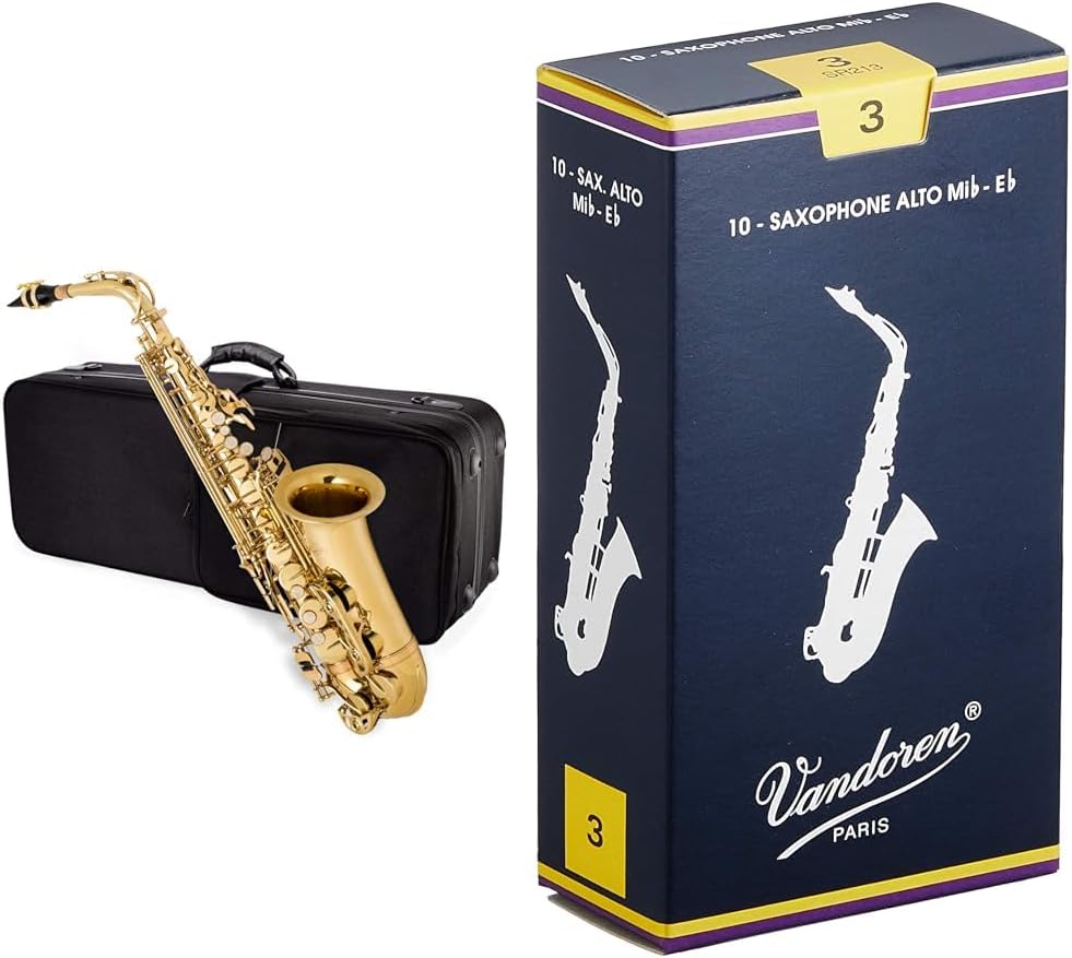 Amazon.com: Jean Paul AS-400GP Student Alto Saxophone PREMIUM Bundle ...