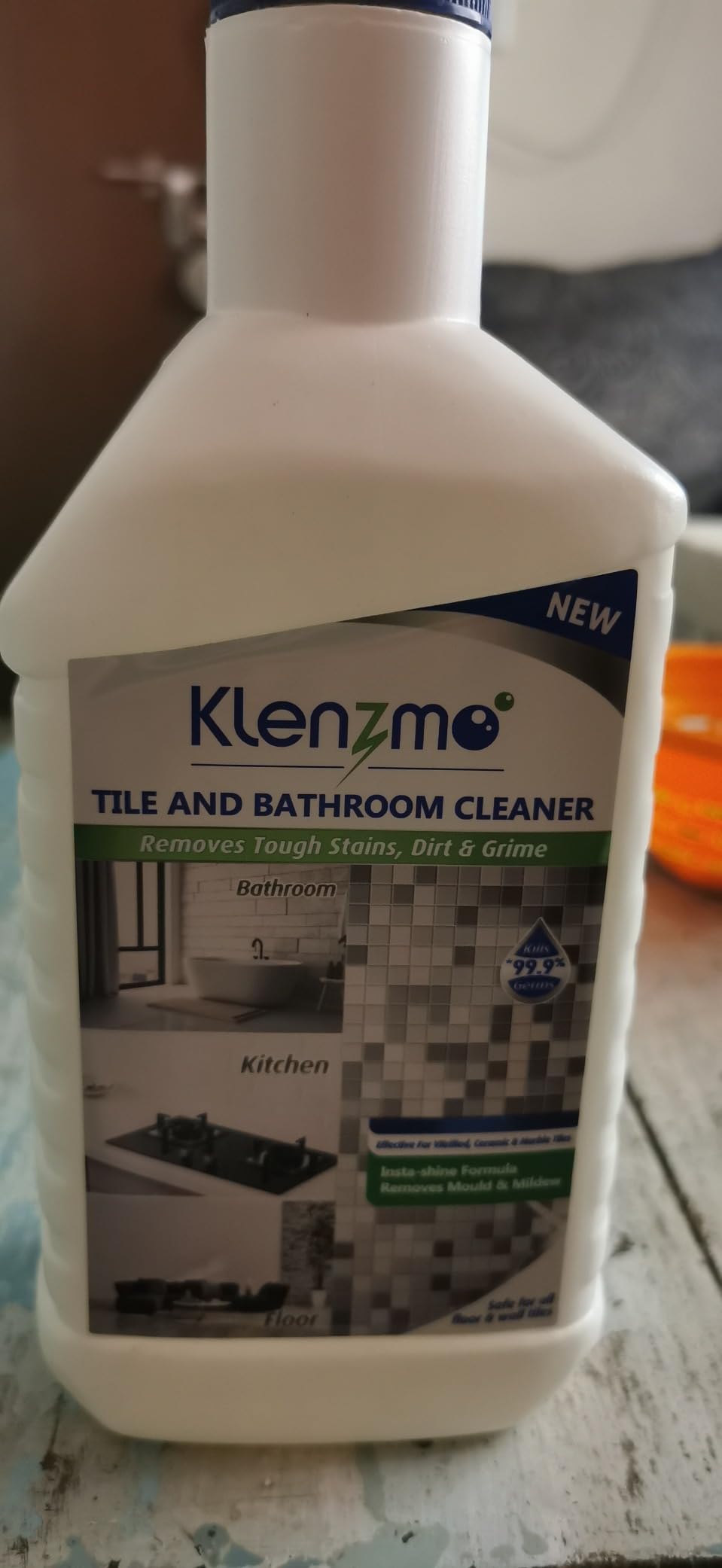 Klenzmo Tile and Bathroom Cleaner | Deep Cleaning Strong Liquid ...