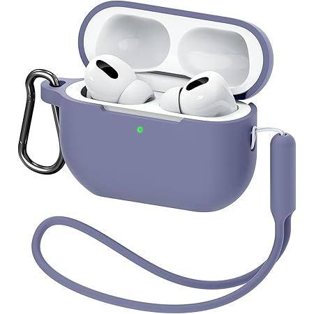 AHASTYLE AirPods Pro 2 Case Silicone Protective Cover [Front LED Visible] Compatible with ...