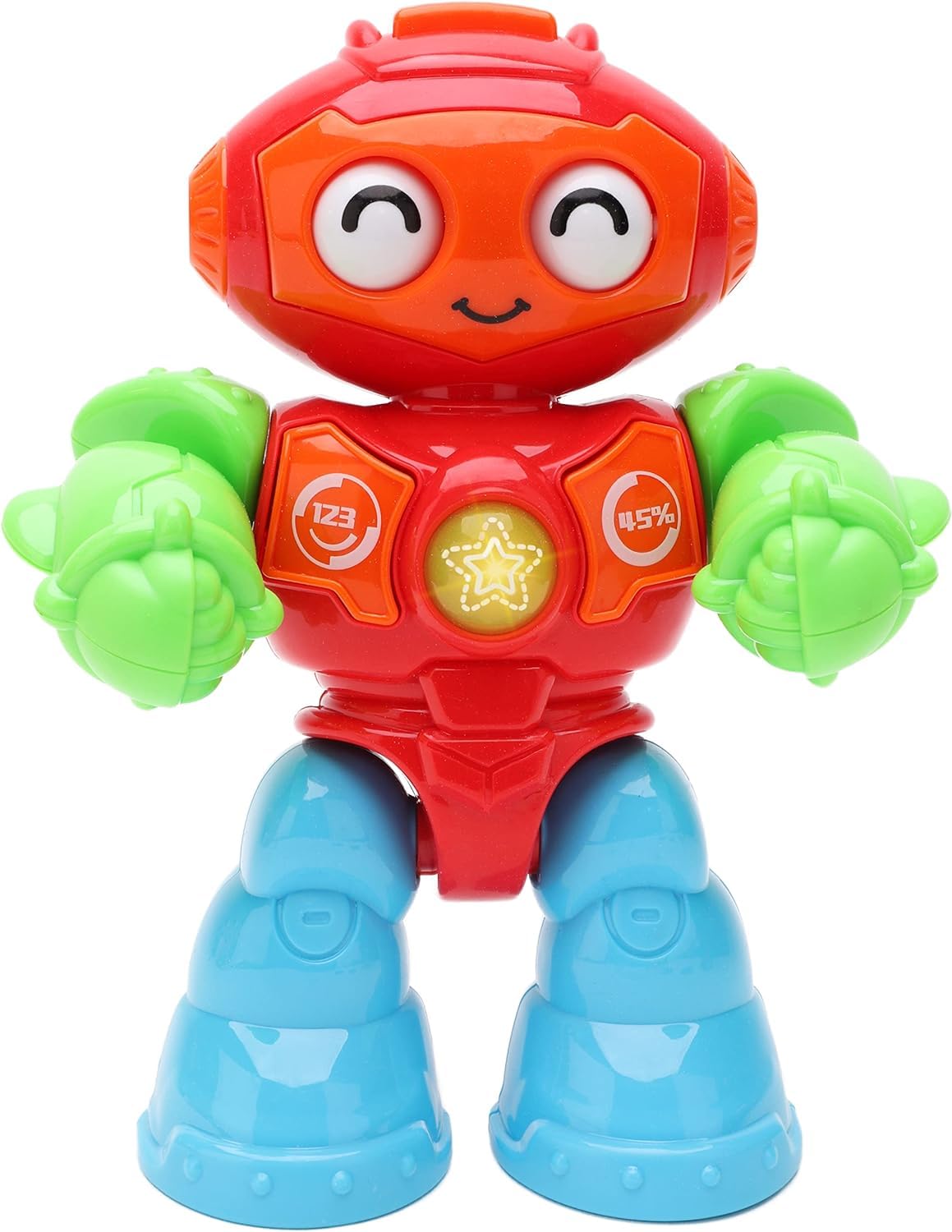 Toyland® 19cm Mini Musical Robot with Lights & Sounds With Multiple ...