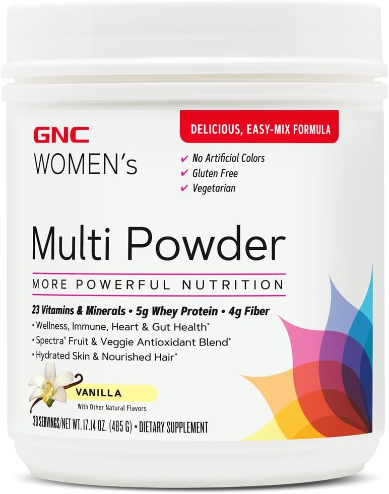 Amazon.com: GNC Women's Multi Powder Vanilla : Health & Household