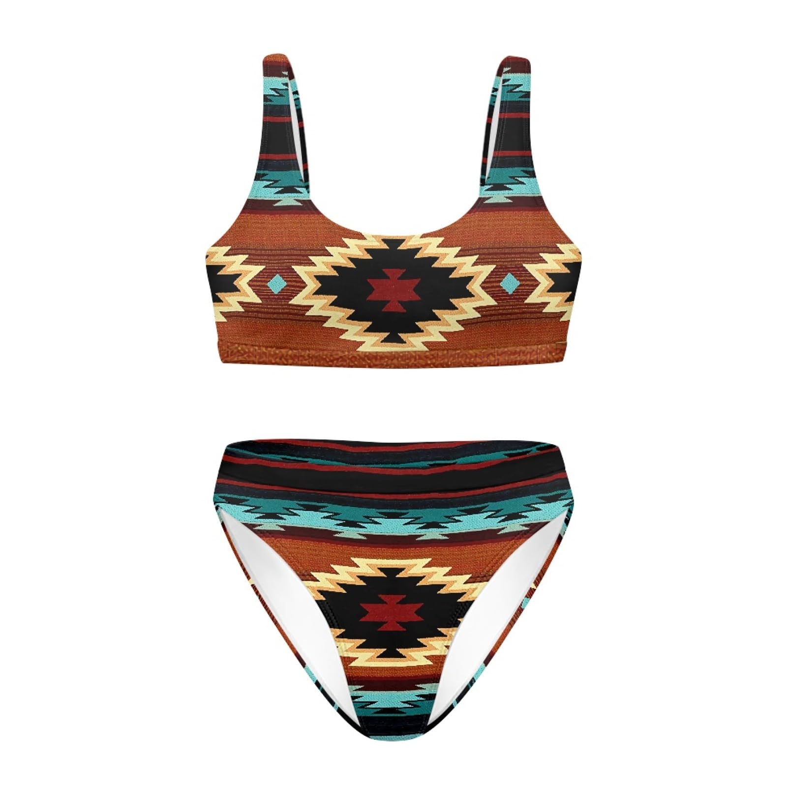 Snapklik.com : Aztec Navajo African Tribal Designs Swimsuit Bikini Set ...