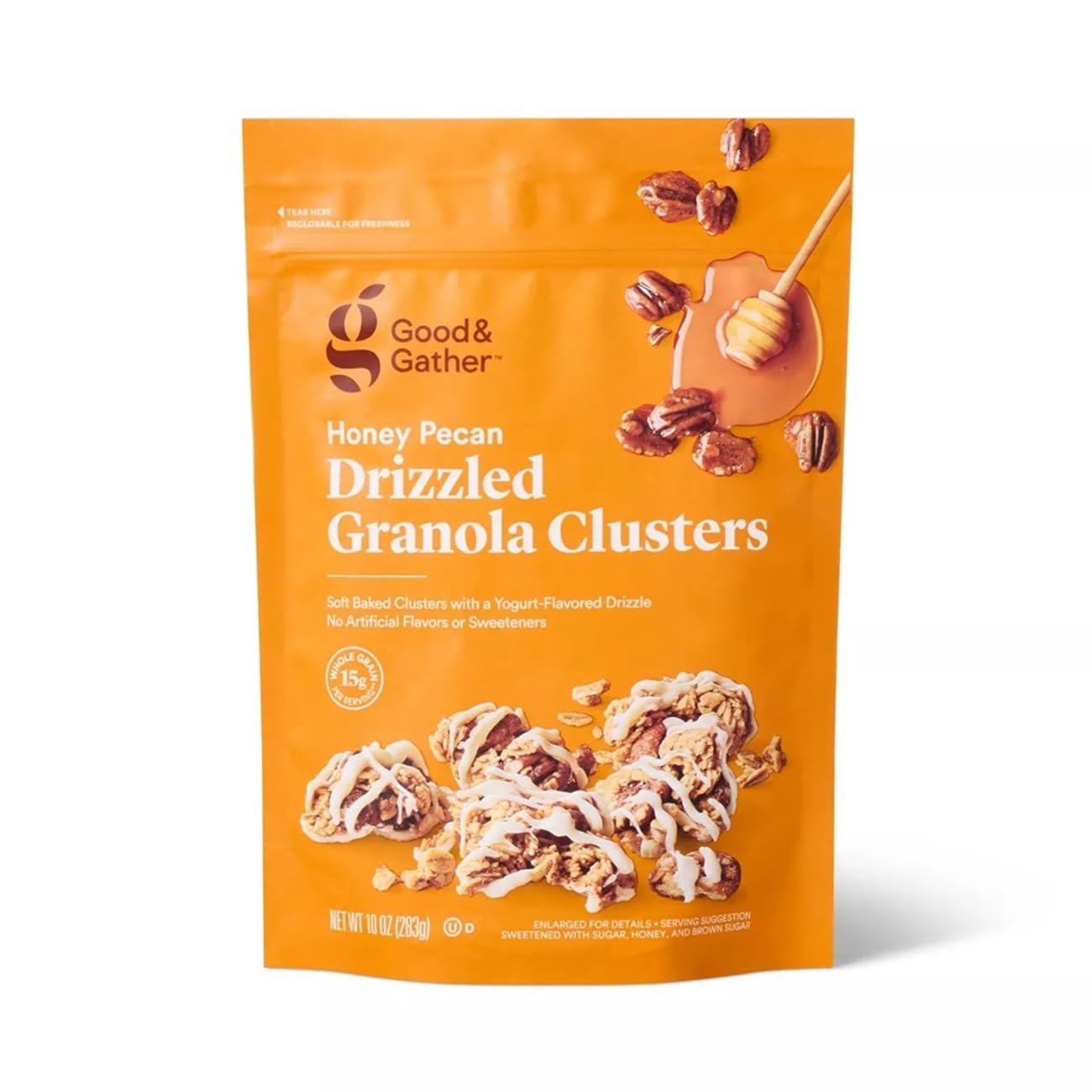 Amazon.com: Generic Honey Pecan Drizzled Granola Clusters 10 oz (283g ...