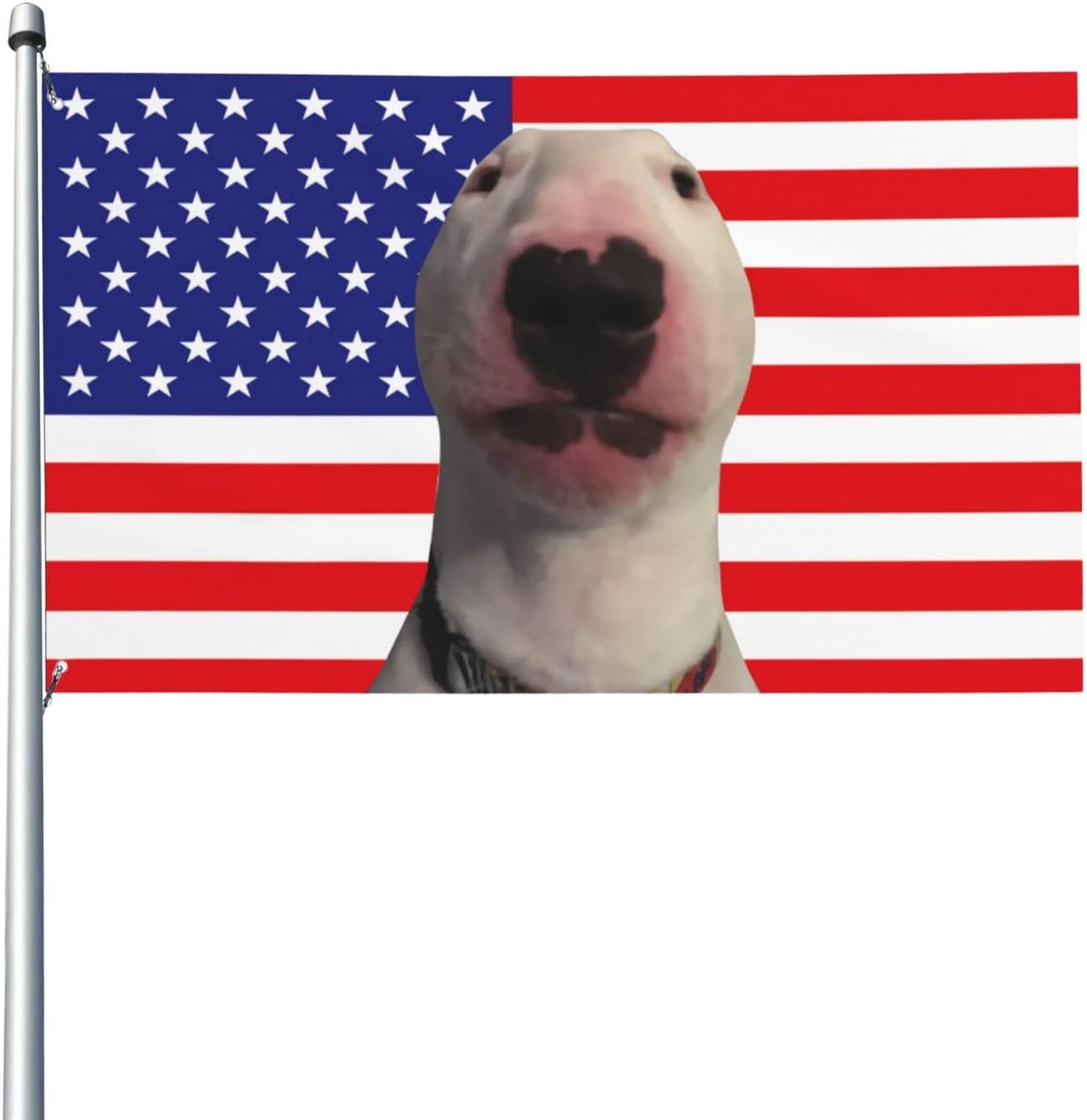 Amazon.com : Voglawear USA Flag Walter (Dog Meme) Funny Meme Flag 3x5ft ...