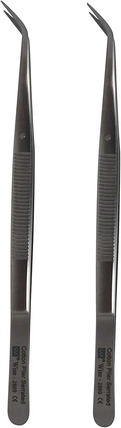 Amazon.com: Wise Instruments College Dressing Plier Dental Tweezer Set ...