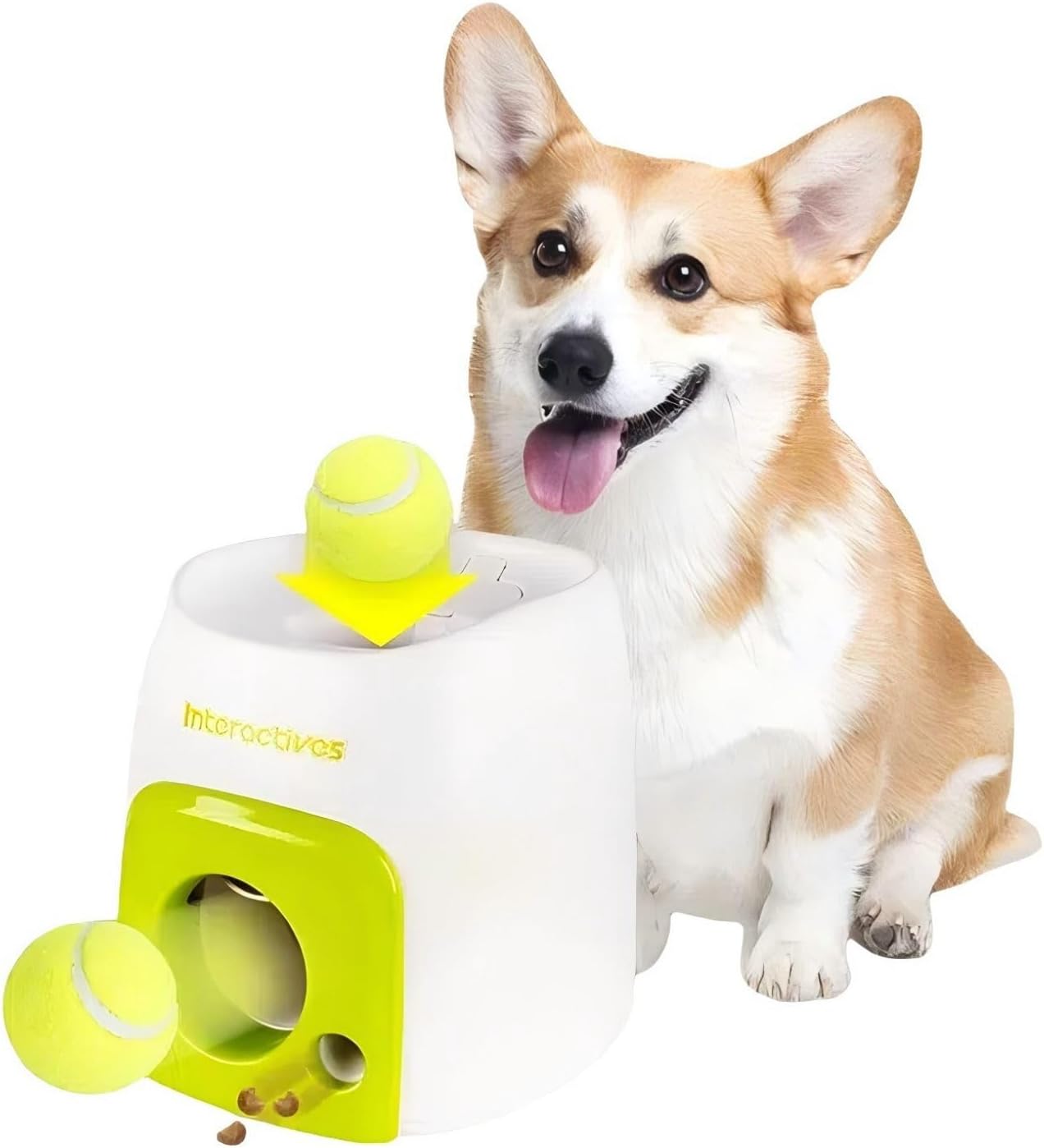Amazon.com: Dog Treat Dispenser Toy, Interactive Reward Machine ...
