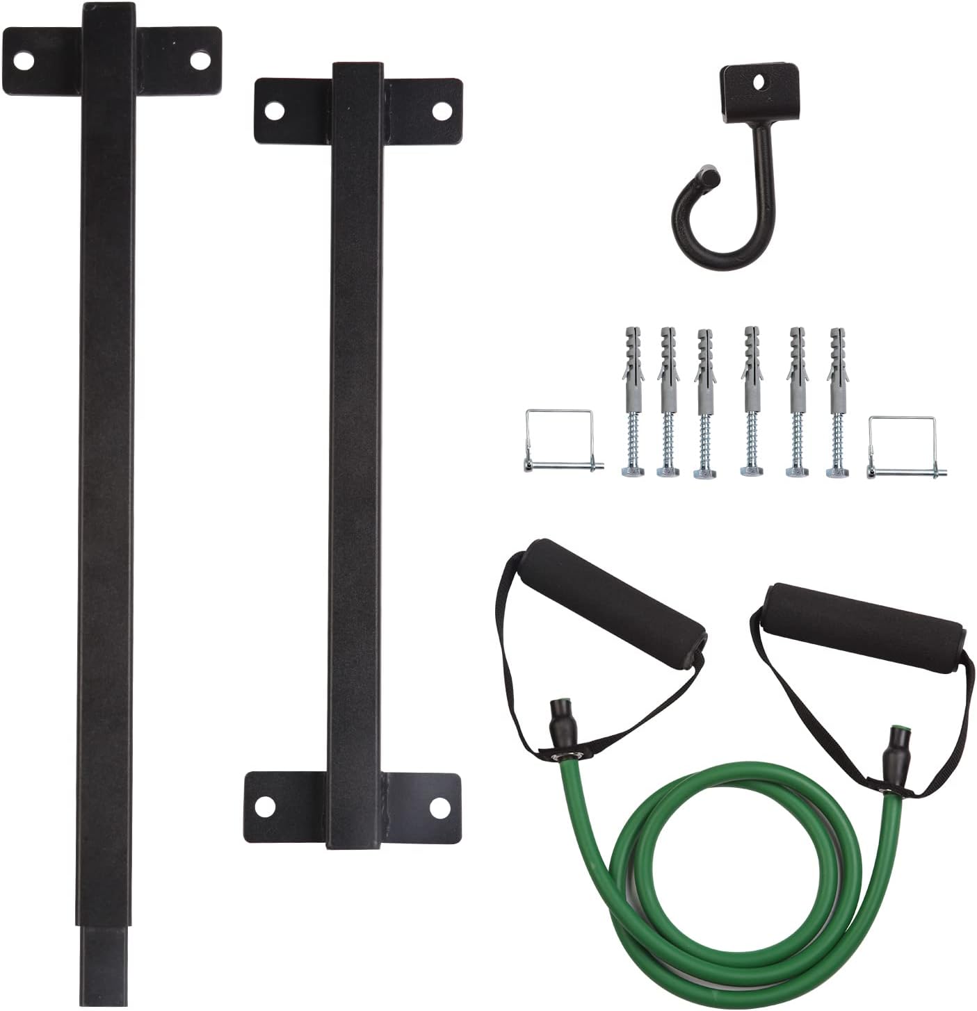 Heavy Duty Resistance Band Wall Anchors Training System 1 Rail 1 Wall ...