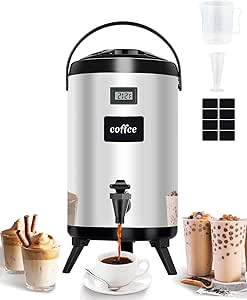 Amazon.com | JopaihoVie Insulated Beverage Dispenser 2.2 Gal - 304 Stainless Steel Drink ...