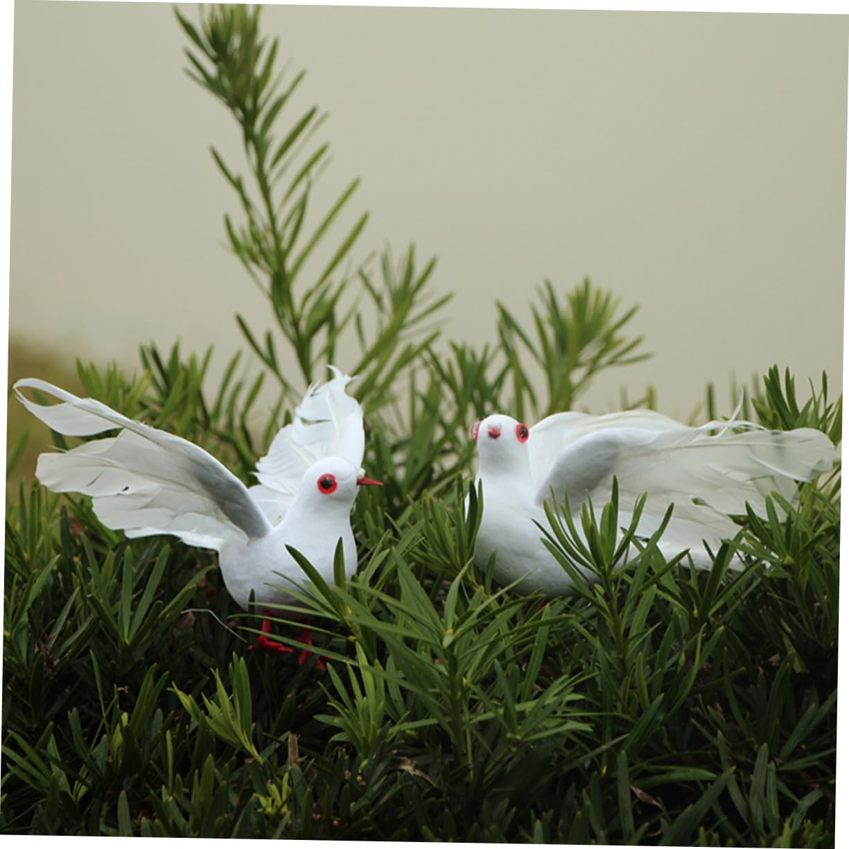 Turtle Doves Home Alone 1x Realistic Lifelike Artificial White Dove 3670