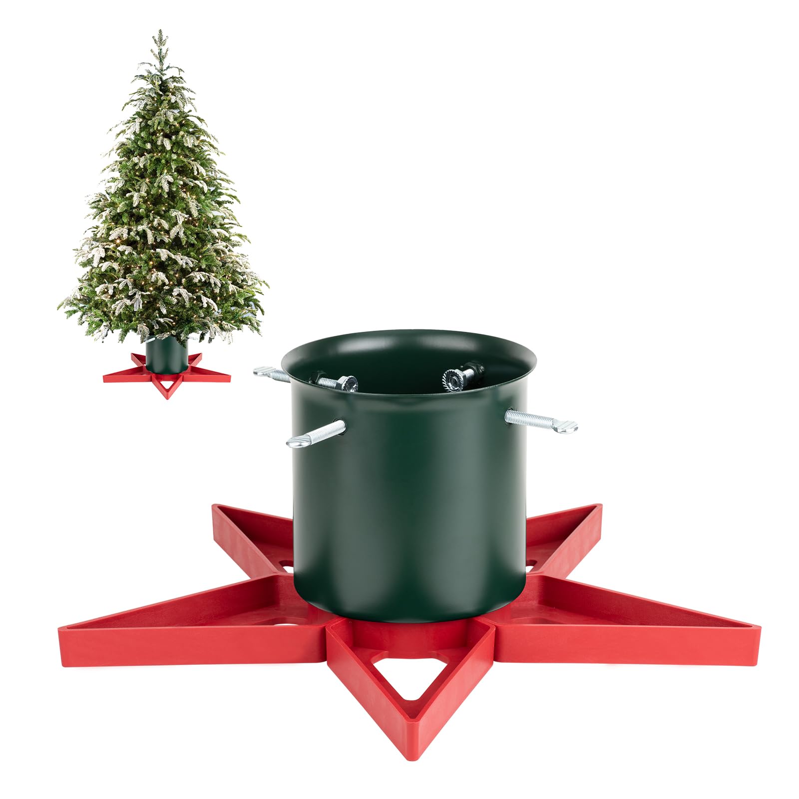Amazon.com: Real Christmas Tree Stand Base: Metal Christma Tree Holder ...