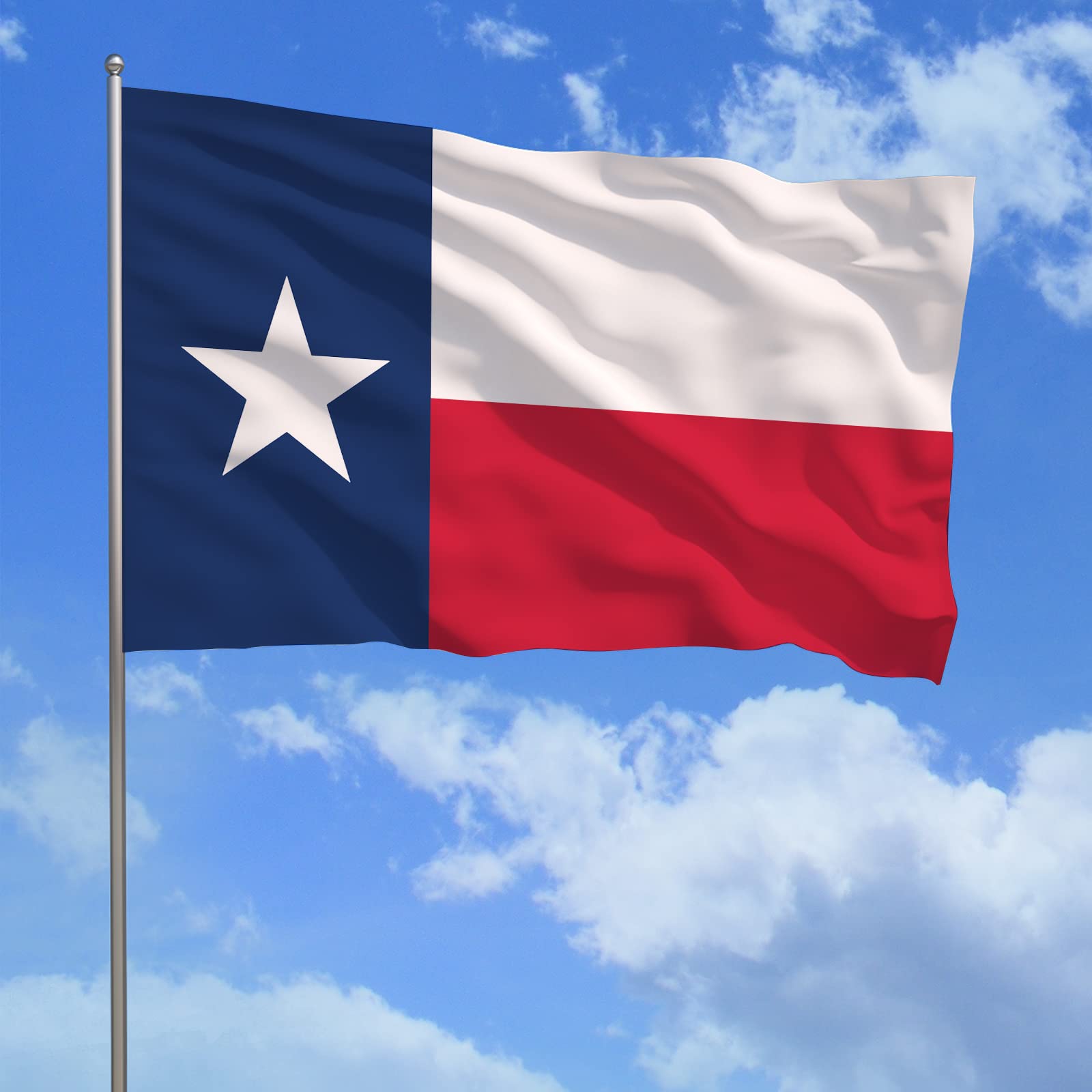 Colores De La Bandera Del Estado De Texas