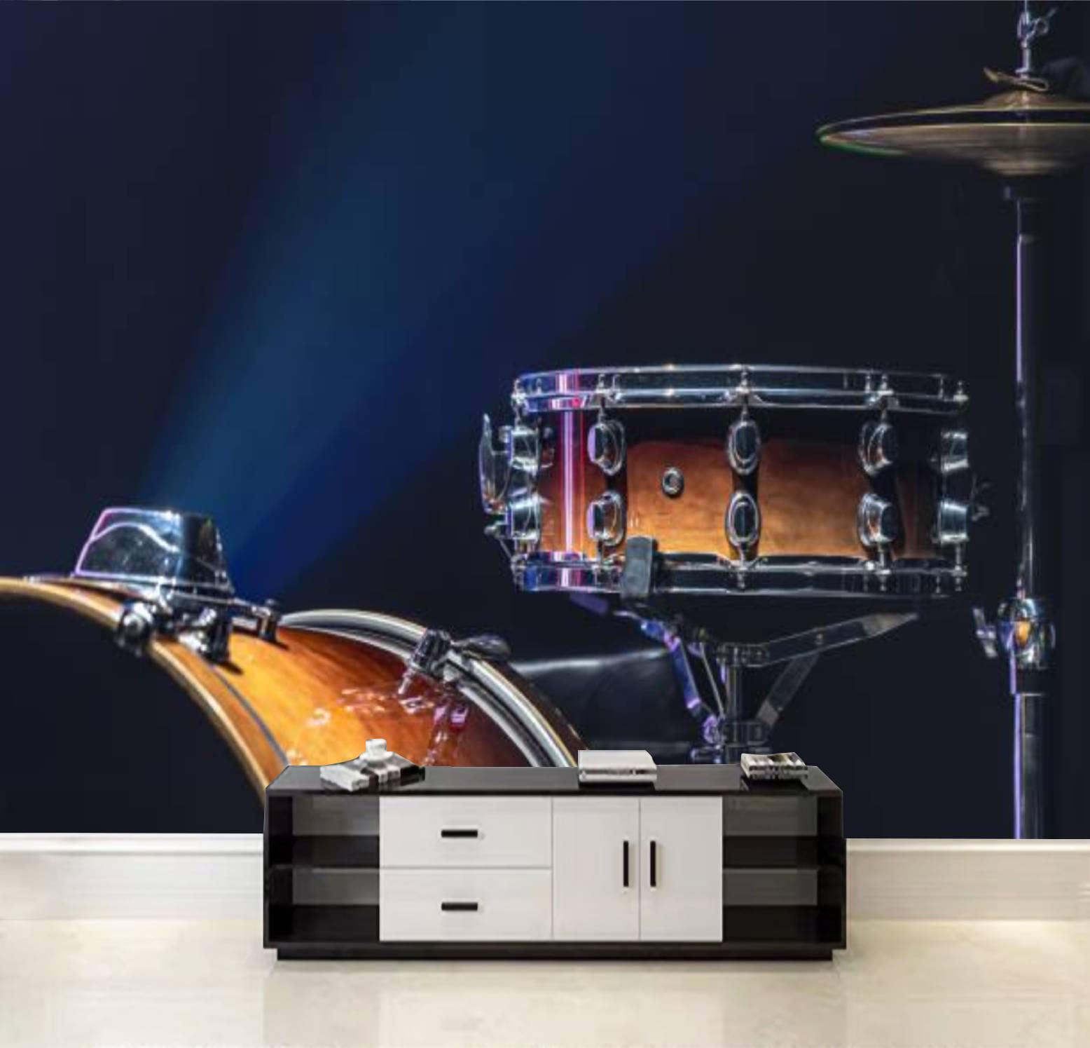 Drum Set Wallpaper 3d