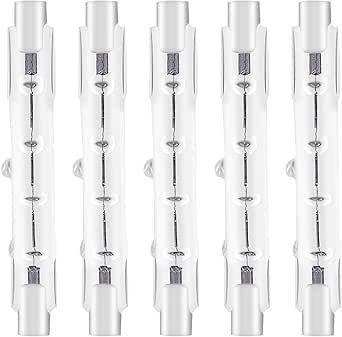 Yuzhou 5 PCS 8X 78mm J78 R7s Linear Halogen Floodlight Tungsten 120W ...