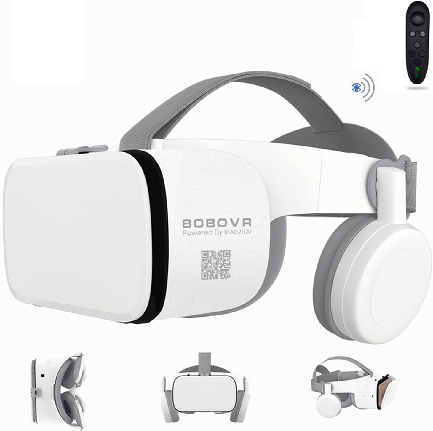 BOBOVR 3D Virtual Reality VR Headset with Wireless Remote Bluetooth, VR ...