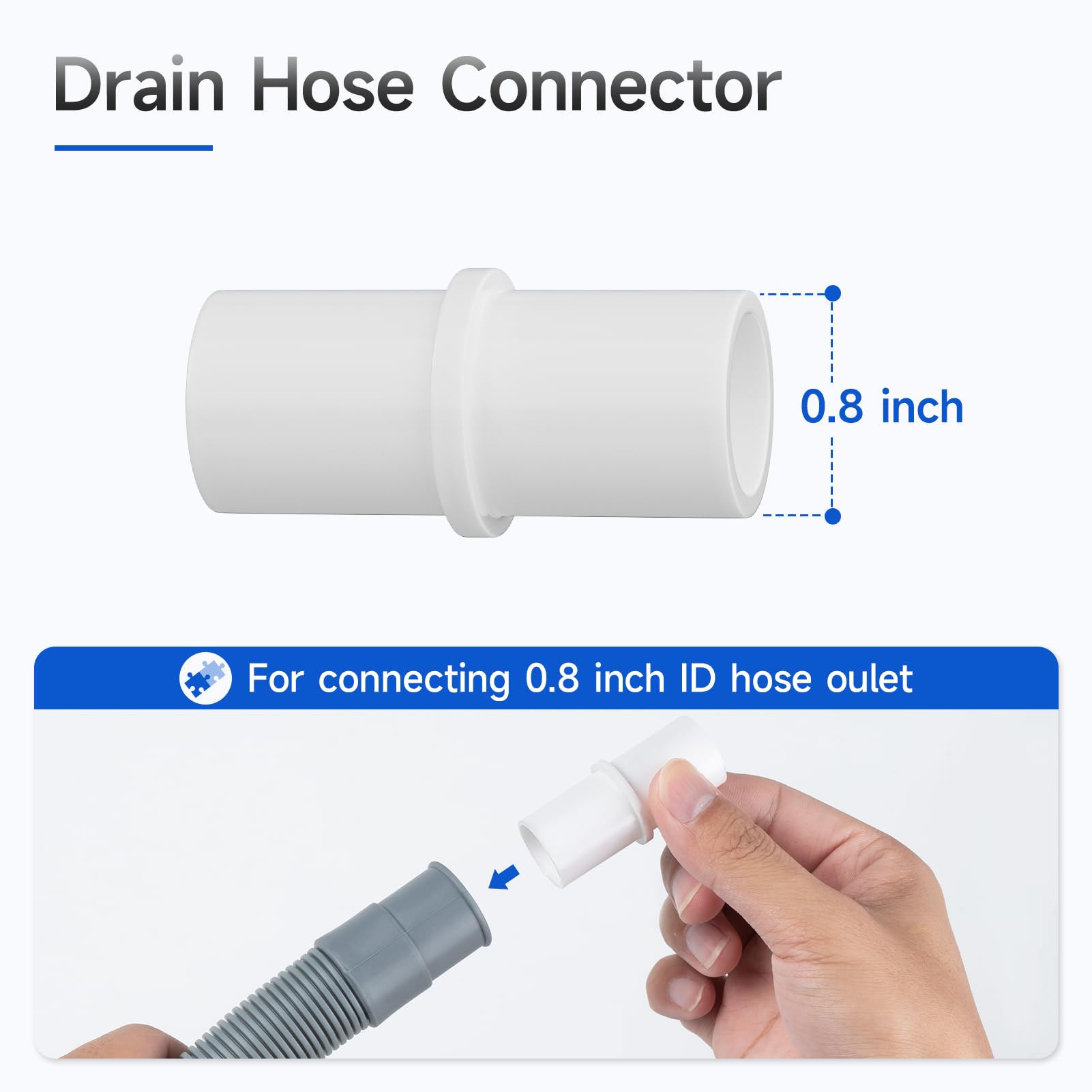 Snapklik.com : JUWO 10 Ft Universal Washing Machine Drain Hose ...