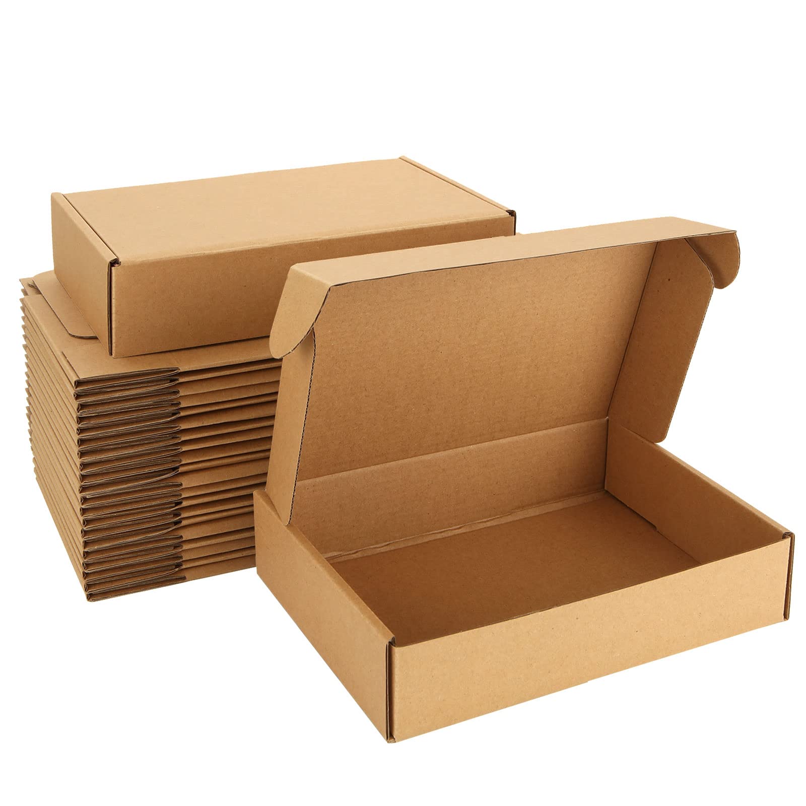 JMIATRY 30 Pack Shipping Boxes, 23x15.5x5cm (9x6x2 inches) Small ...