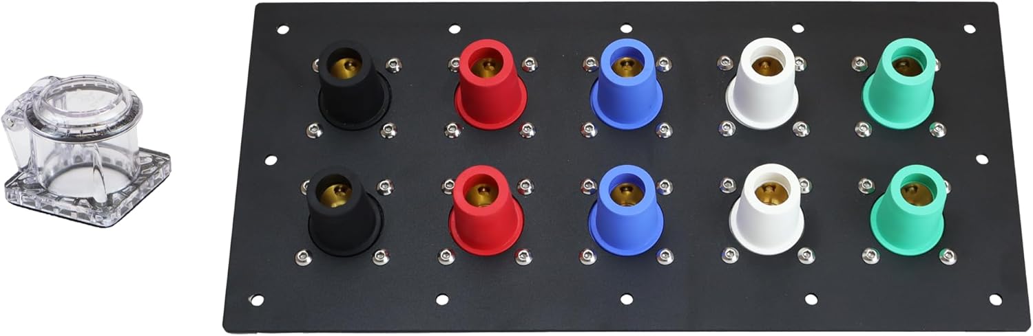 Amazon.com: Power Assemblies 10 Position CAM Lock Panel, 800 Amp, 3 ...