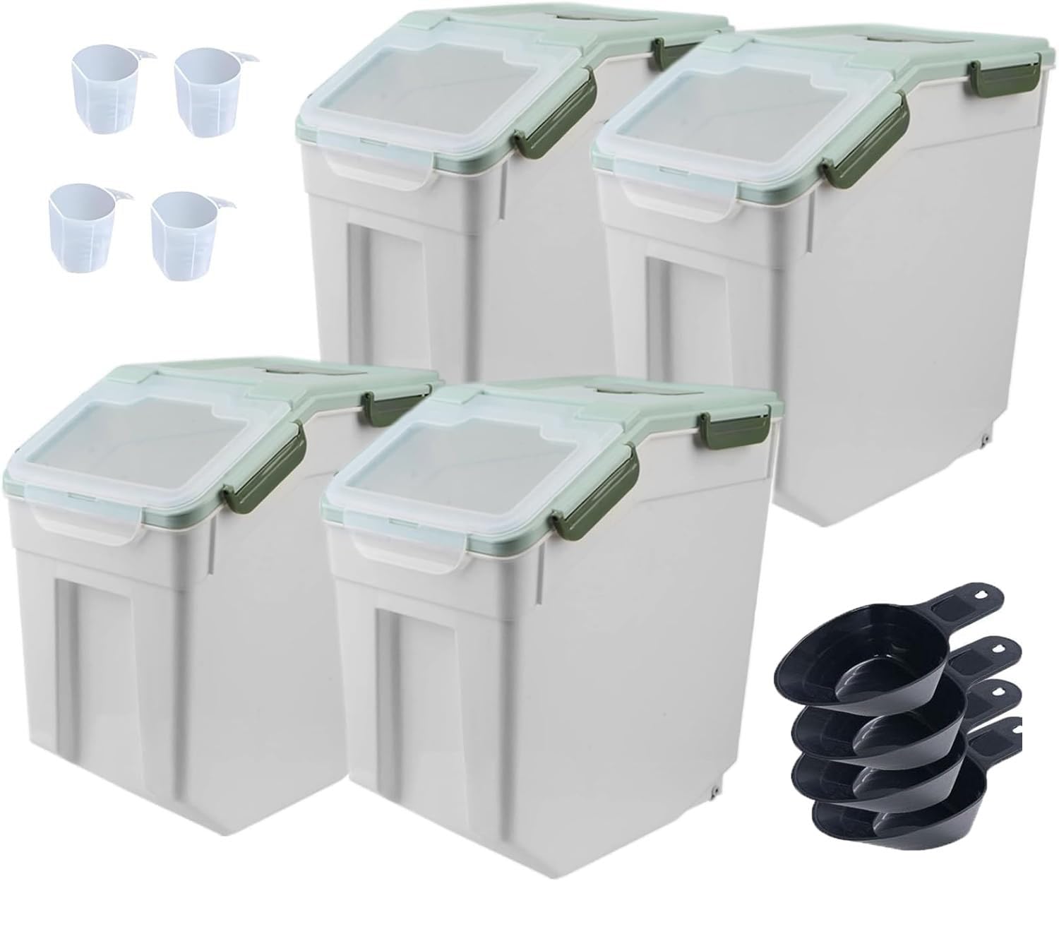 Amazon.com: RUIAN Large Airtight Storage Container,25lb Flour Rice ...