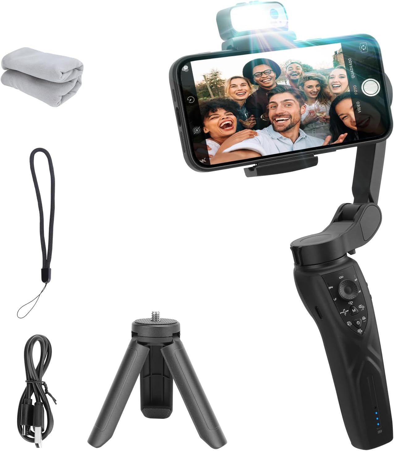 Amazon.com: ZHIYUN Smooth 5S AI Combo 3-Axis Gimbal Stabilizer for ...