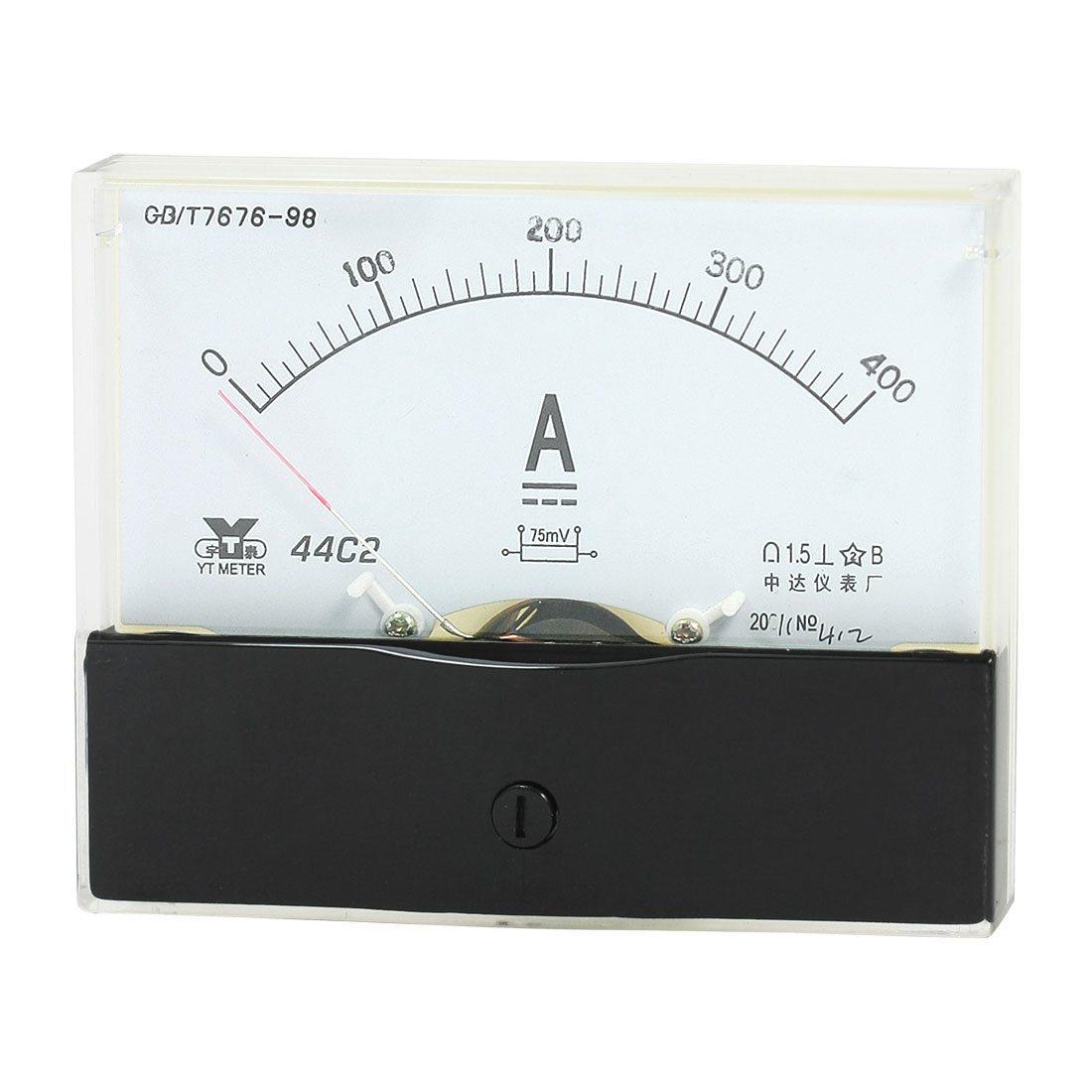 uxcell Analog Current Panel Meter DC 0-400A 44C2/400A Ammeter for ...