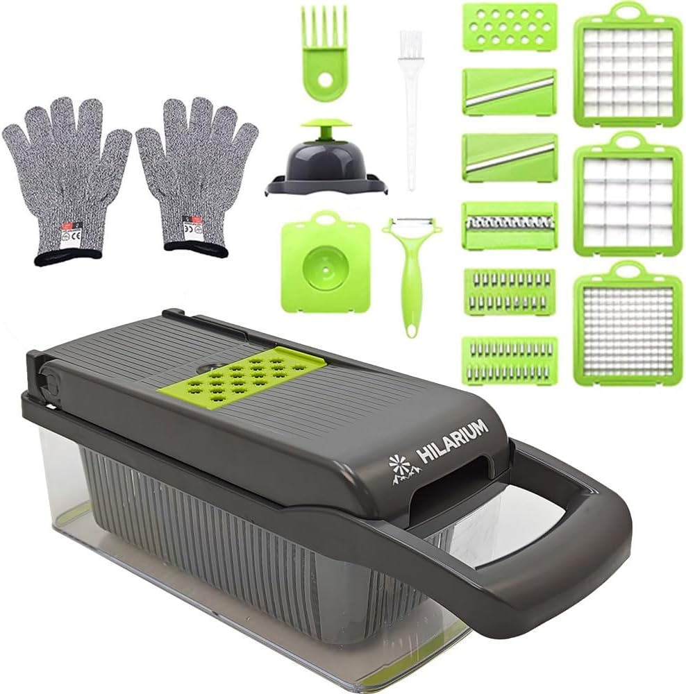 Amazon.com: OuYteu Vegetable Chopper Dicer Onion Chopper, 15 in 1 Food ...